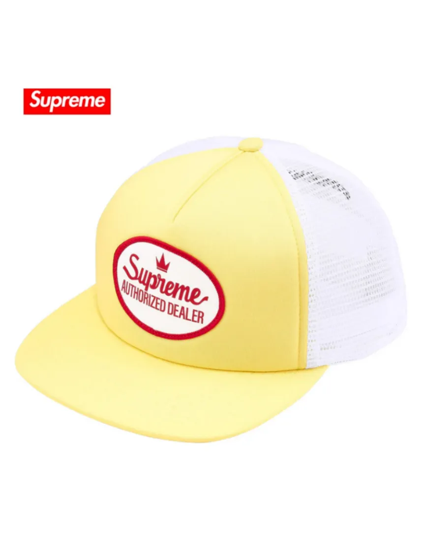 슈프림 Authorized Mesh Back 5-Panel 메쉬 캡 모자 라이트 옐로우 557936 | 상품 상세 | 크로켓