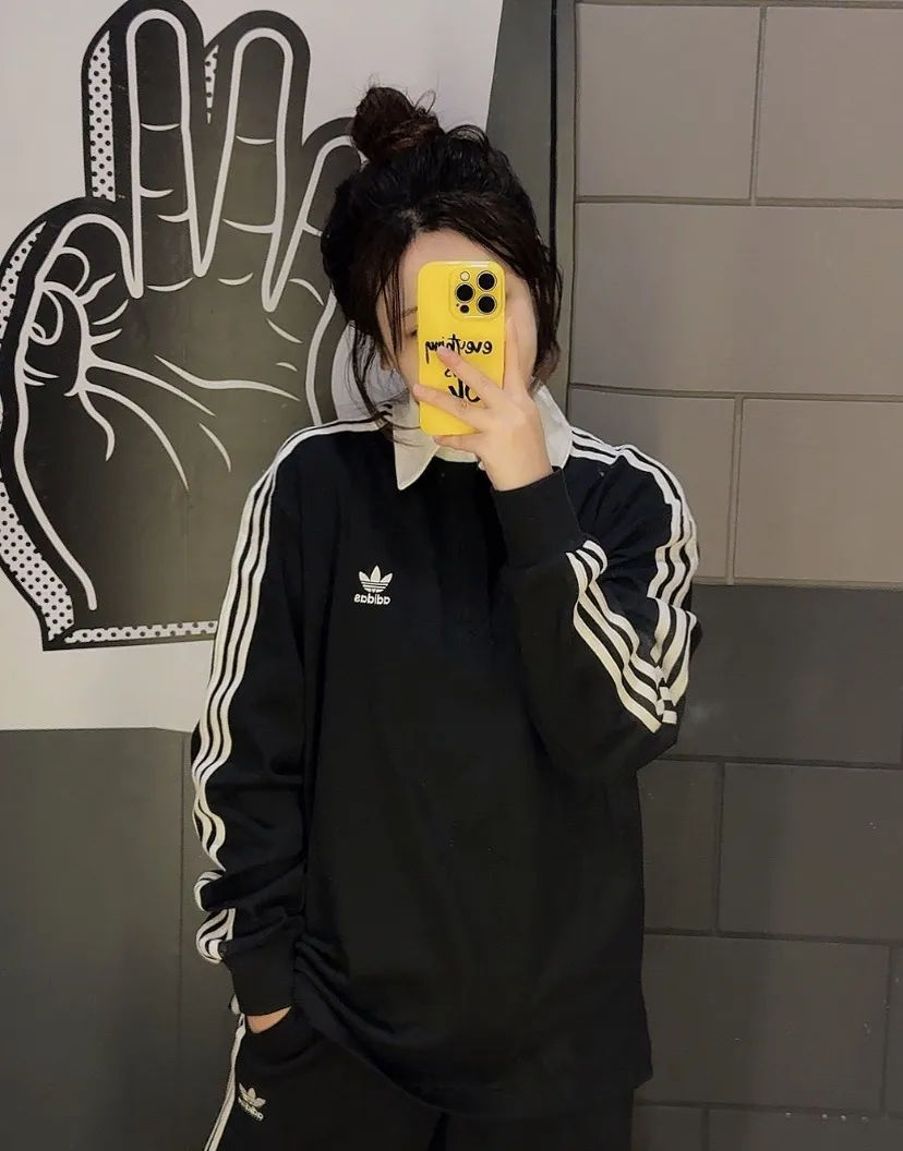 [무료배송]아디다스 오리지널 럭비 폴로 삼선 카라 긴팔 맨투맨 티셔츠 롱슬리브 블랙 IZ4806 | 상품 상세 | 크로켓