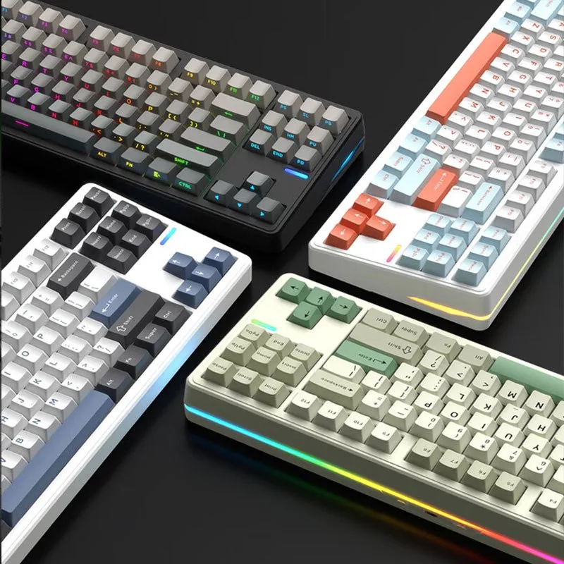 [입고 대기][목설축]Riccks RS8 V2 커스텀 기계식 키보드 3모드 게임 전용 ARGB 8000mAh | 상품 상세 | 크로켓