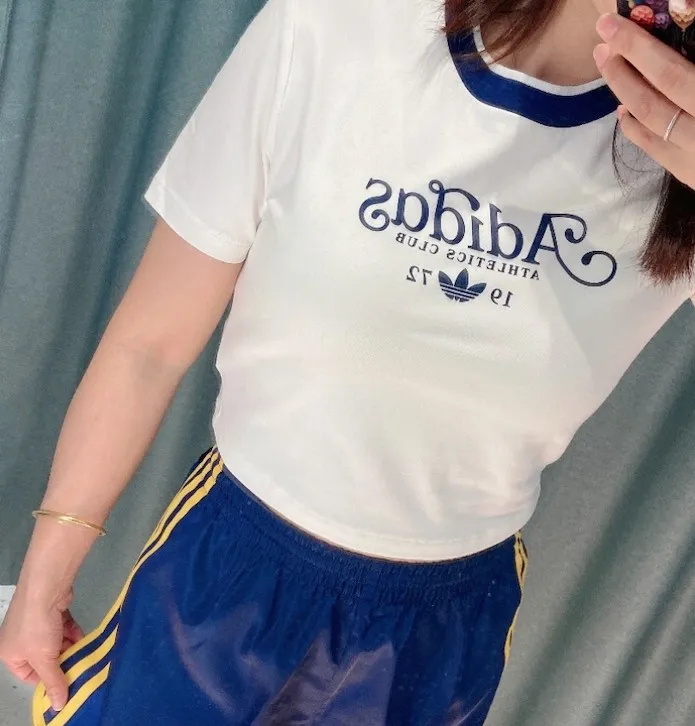 아디다스 뱃지 슬림 3S 크롭 반팔 티셔츠 IX3532 IX3544 | 상품 상세 | 크로켓