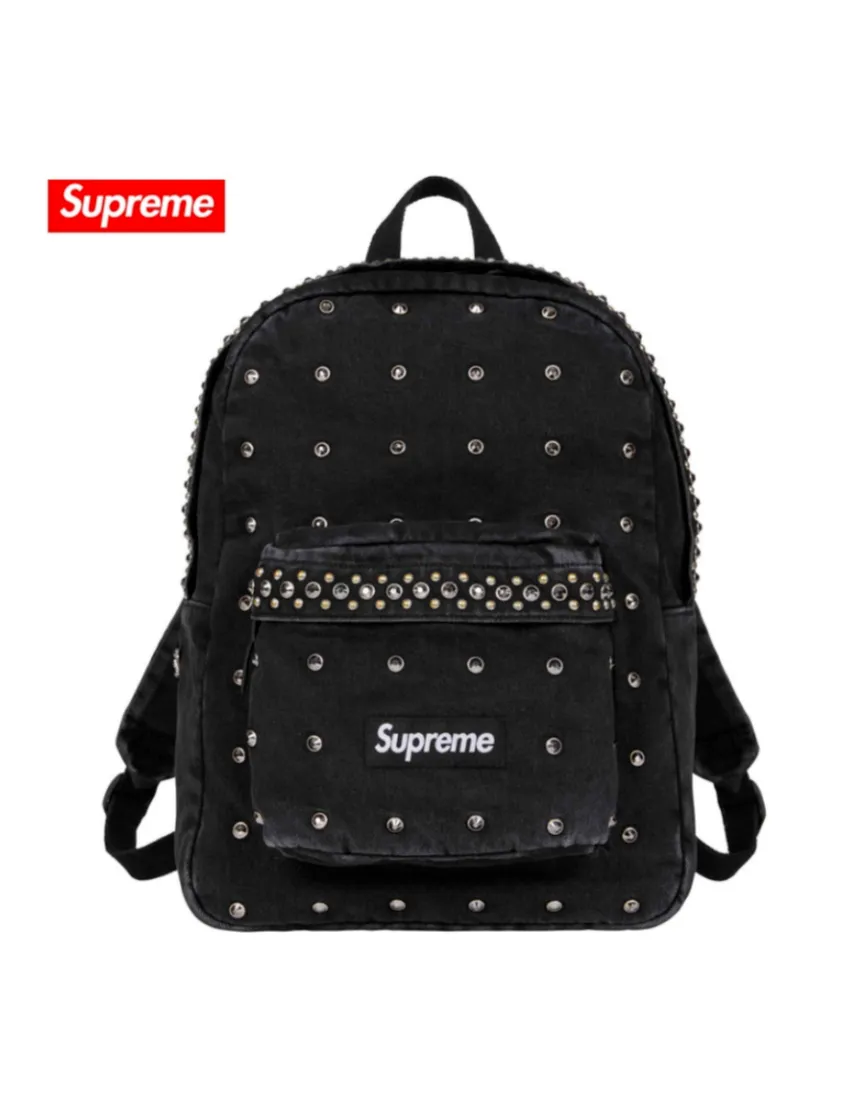 슈프림 bb Simon Denim Backpack 비비 사이먼 데님 백팩 블랙 604312 | 크로켓