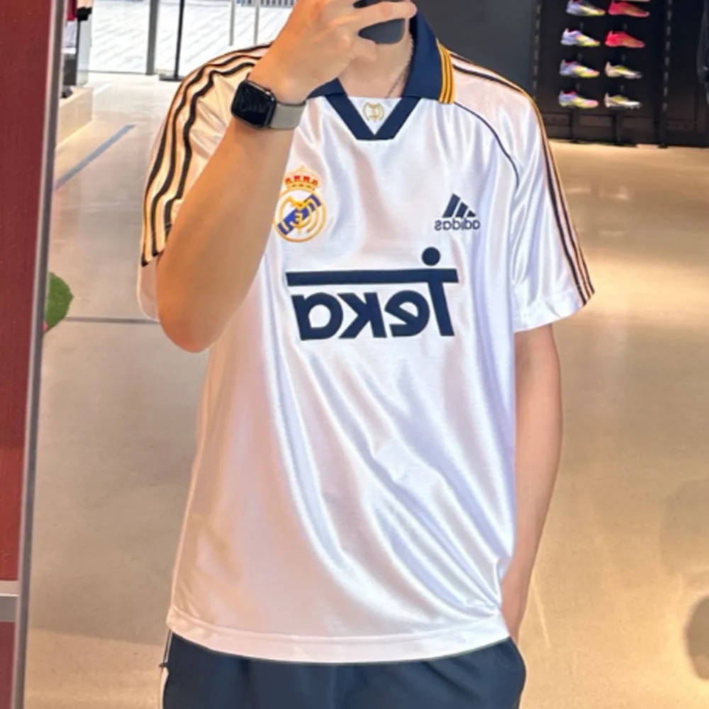 아디다스 레알 마드리드 99/00 홈 유니폼 저지 화이트 리메이크 25 레트로 JJ3801 | 상품 상세 | 크로켓