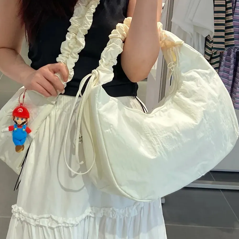 [무료배송/빠른배송]아디다스 셔링 숄더백 보부상 곱창 가방 크로스백 화이트 레귤러 JX9242 | 크로켓