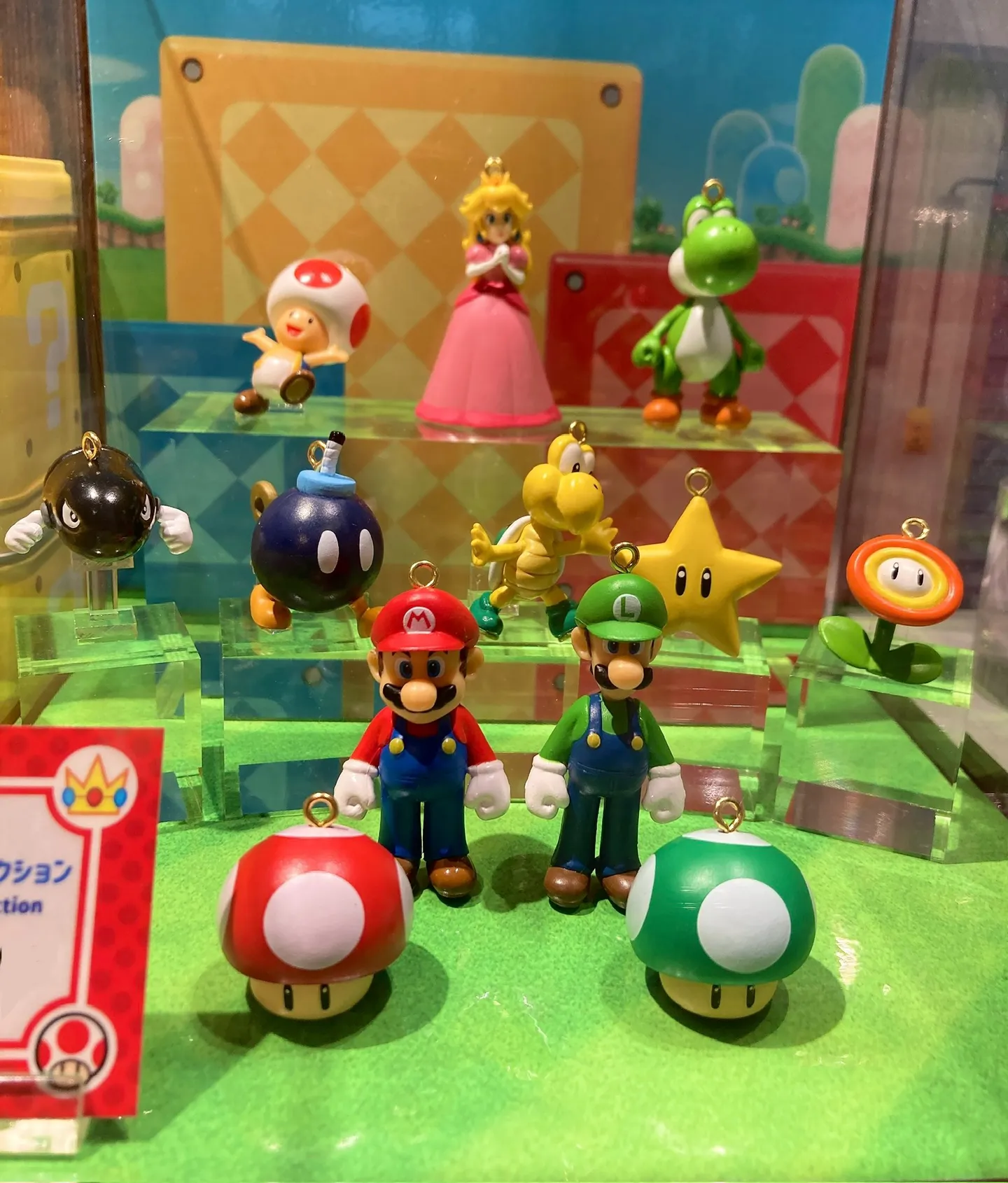 USJ 유니버셜스튜디오 닌텐도월드 슈퍼마리오 랜덤 피규어 키링 마리오 루이지 요시 키노피오 미니어쳐 | 크로켓