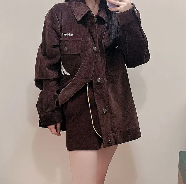 아디다스 코듀로이 코치 자켓 브라운 IW3263 | 크로켓