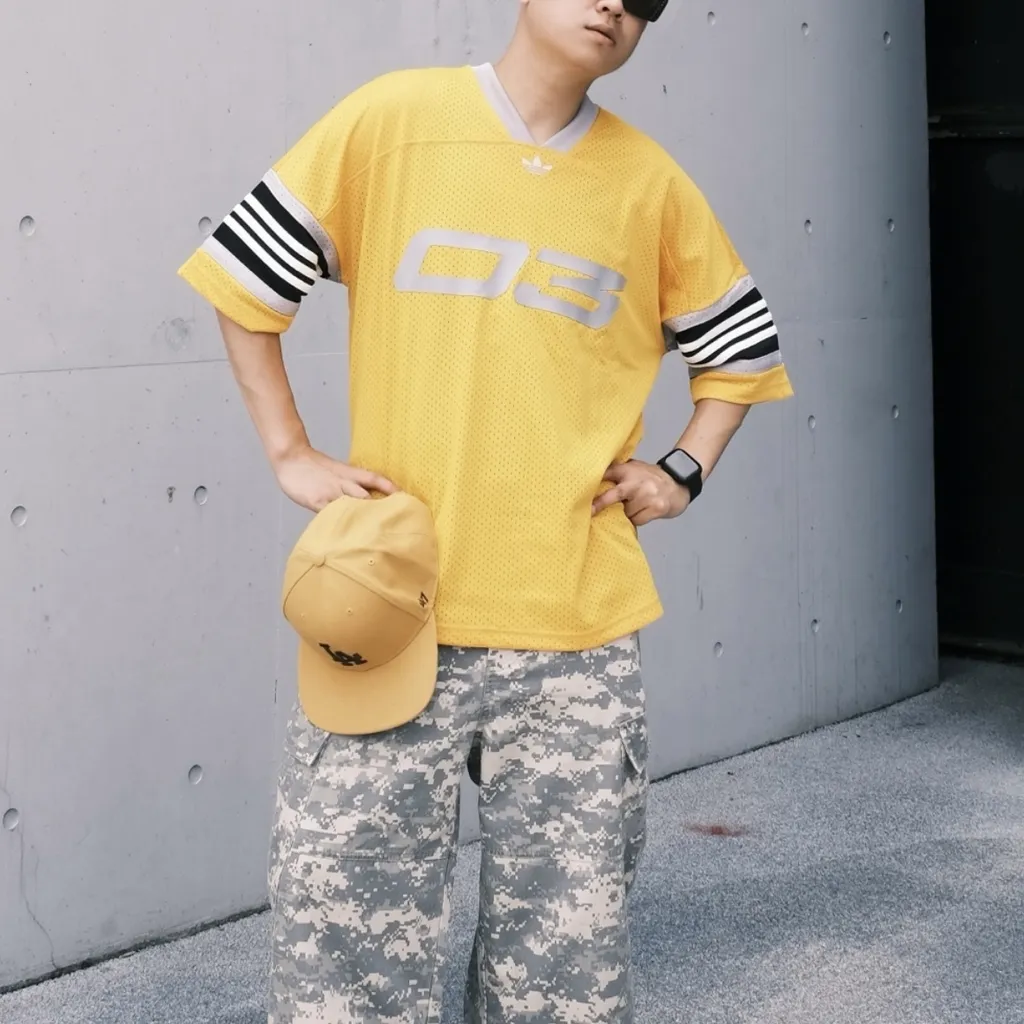 아디다스 오리지널 스포츠 메쉬 반소매 저지 옐로우 IY7390 | 상품 상세 | 크로켓