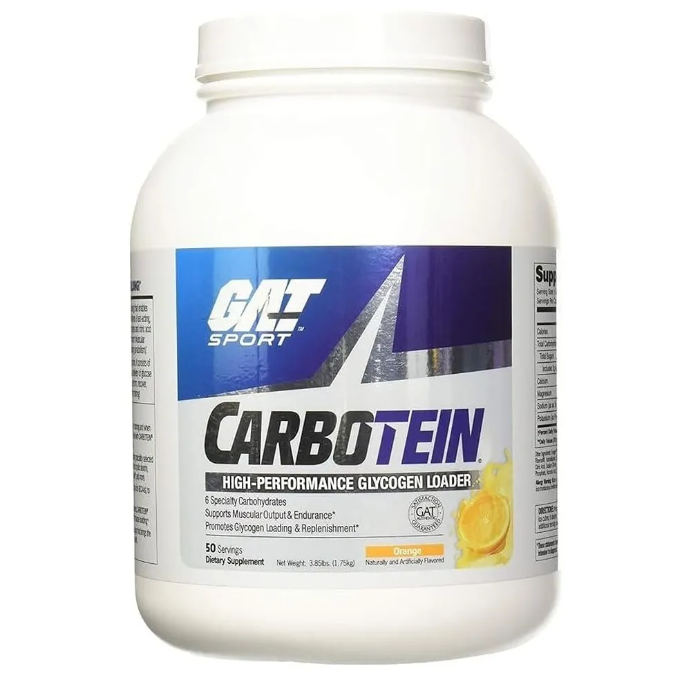 GAT SPORT 카보테인 파우더 1.75kg 1팩 오렌지 GAT SPORT Carbotein High-Performance ...