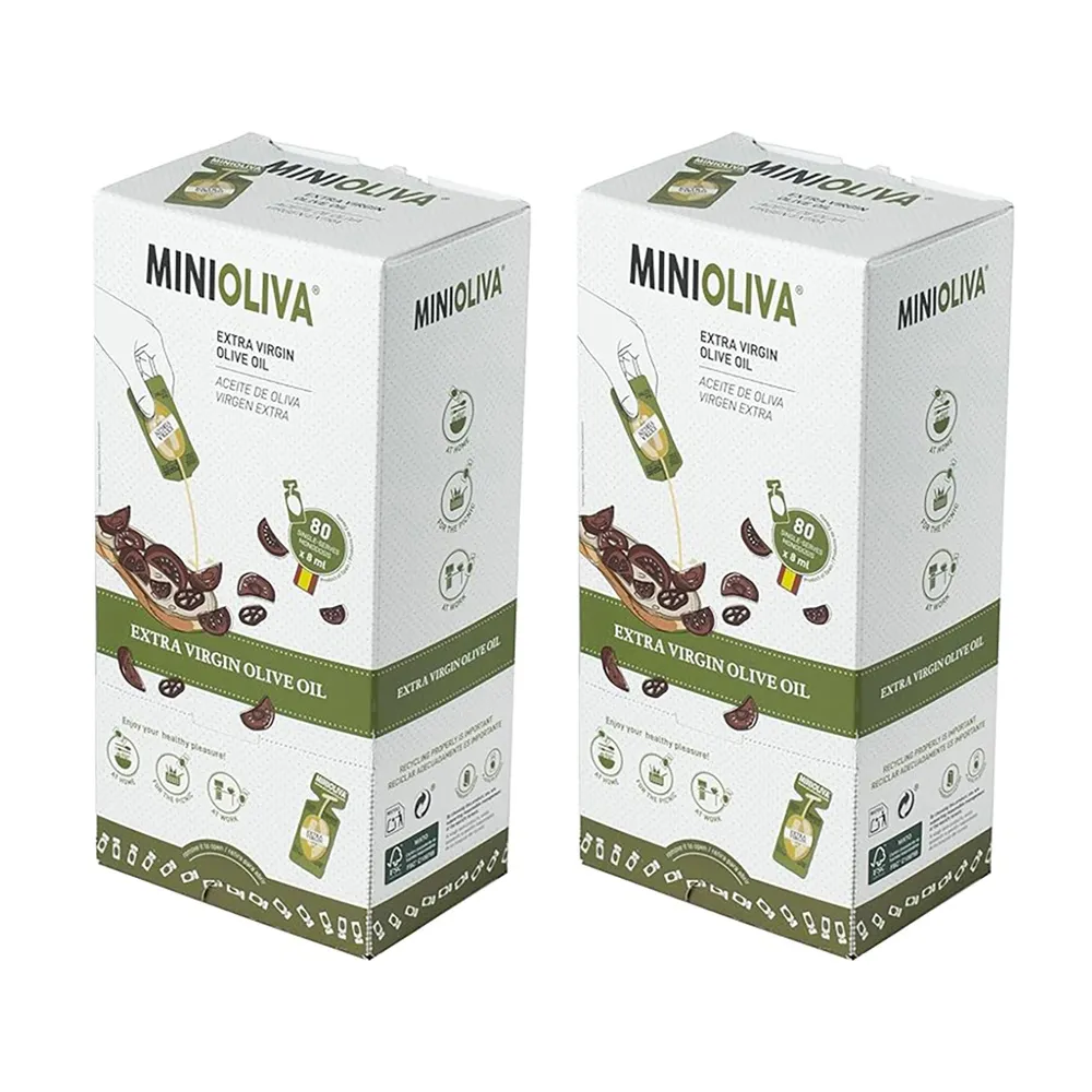 스페인 Mini Oliva 미니올리바 엑스트라버진 올리브오일 일회용 7g 80개입 X 2팩 | 크로켓