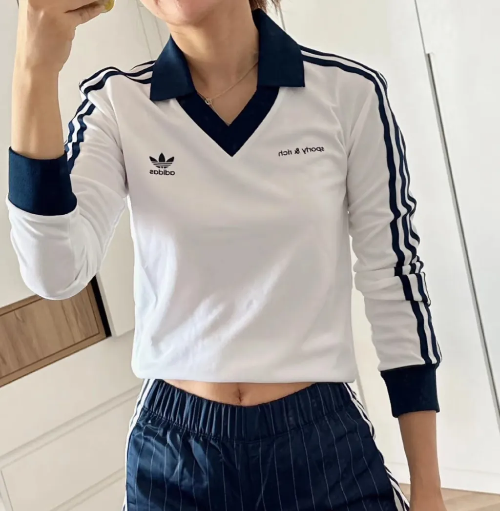 아디다스 X 스포티앤리치 사커 저지 긴팔 롱슬리브 티셔츠 JI9276 | 크로켓