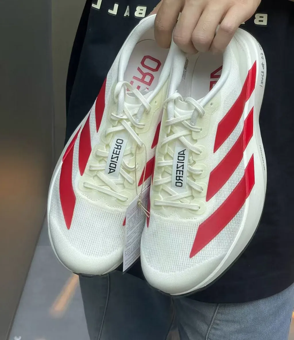 [무료배송] 아디다스 아디제로 EVO SL 로드런 오프화이트 배러 스칼렛 JS1182 | 크로켓