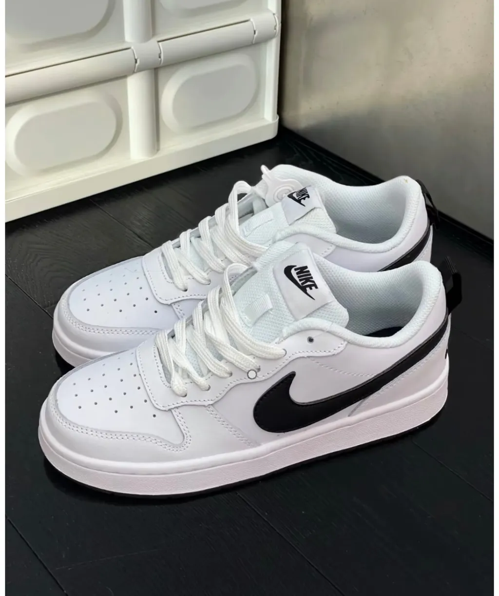 Nike 나이키 GS 코트 버로우 로우 리크래프트 화이트 블랙 DV5456-104 | 크로켓