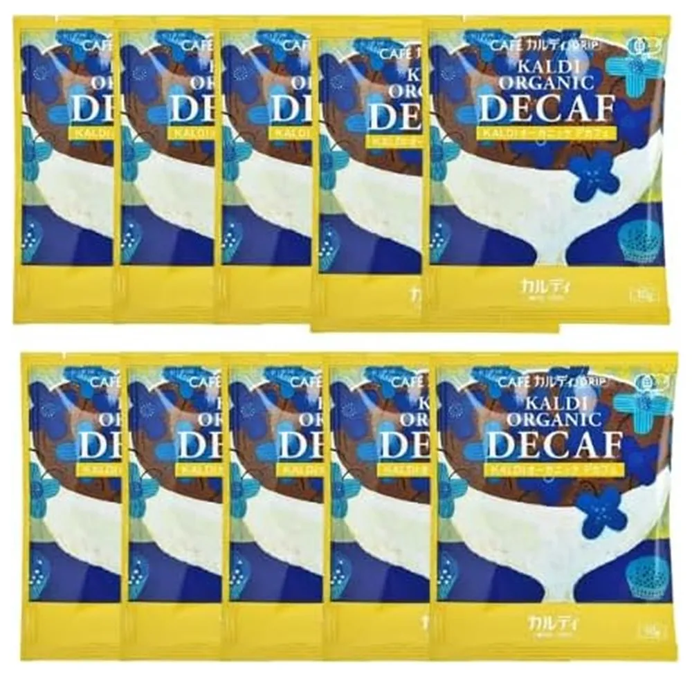 KALDI 드립 커피 10팩 디카페인 캬라멜 KALDI Cafe Kaldi Drip KALDI Organic Decafe Caramel Flav | 상품 상세 | 크로켓
