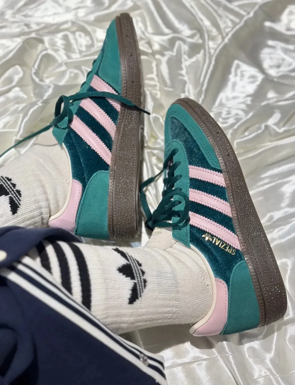 아디다스 핸드볼 스페지알 여성 운동화 그린 핑크 JI2648 | 상품 상세 | 크로켓