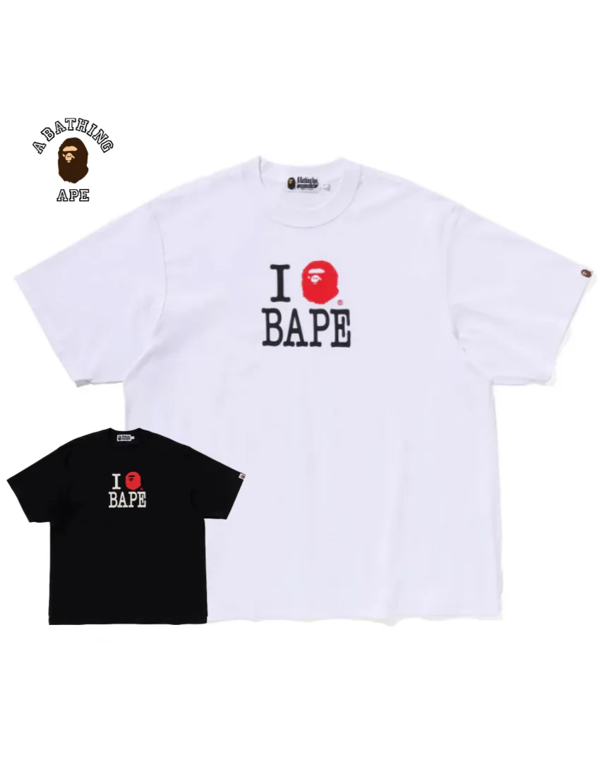 베이프 BAPE LOGO INSIDE OUT RELAXED FIT TEE 로고 인사이드 아웃 릴렉스 핏 반팔 티셔츠 ...
