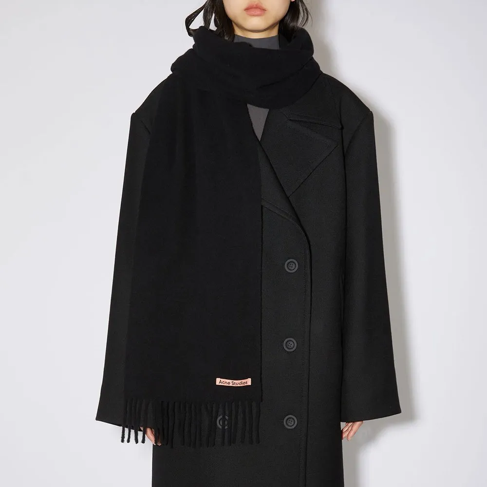 Acne Studios Fringe Wool Skinny Scarf, 8 Colors FN-UX-SCAR000219 | Croket