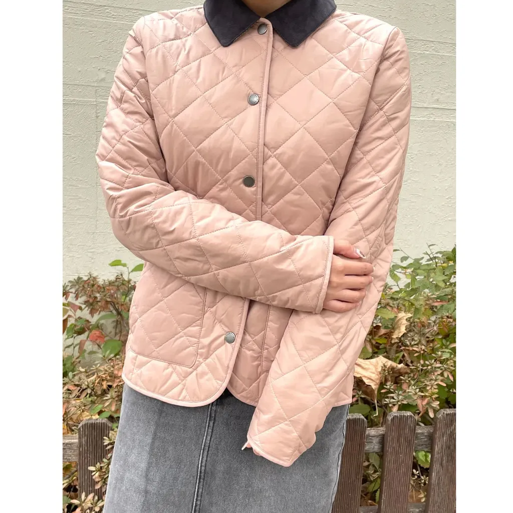 바버 데브론 퀼티드 퀼팅 자켓 페일 핑크 LQU1012 [MD추천 퀼팅자켓] | 상품 상세 | 크로켓
