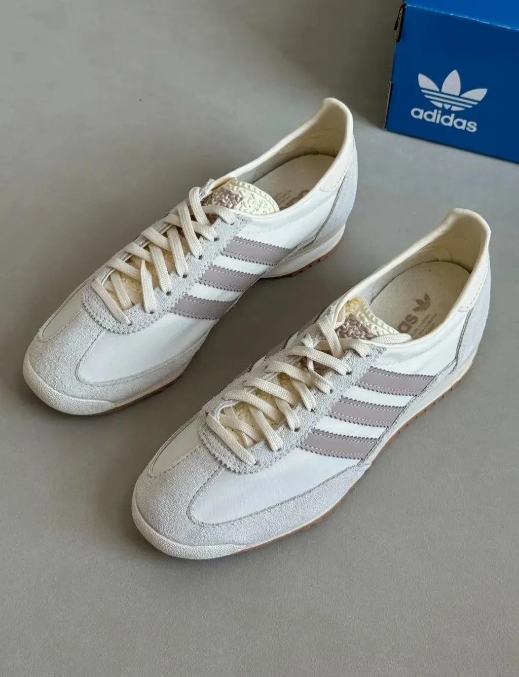 Adidas SL 72 OG JS0255 Beige White Running Shoes Walking Shoes Couple ...