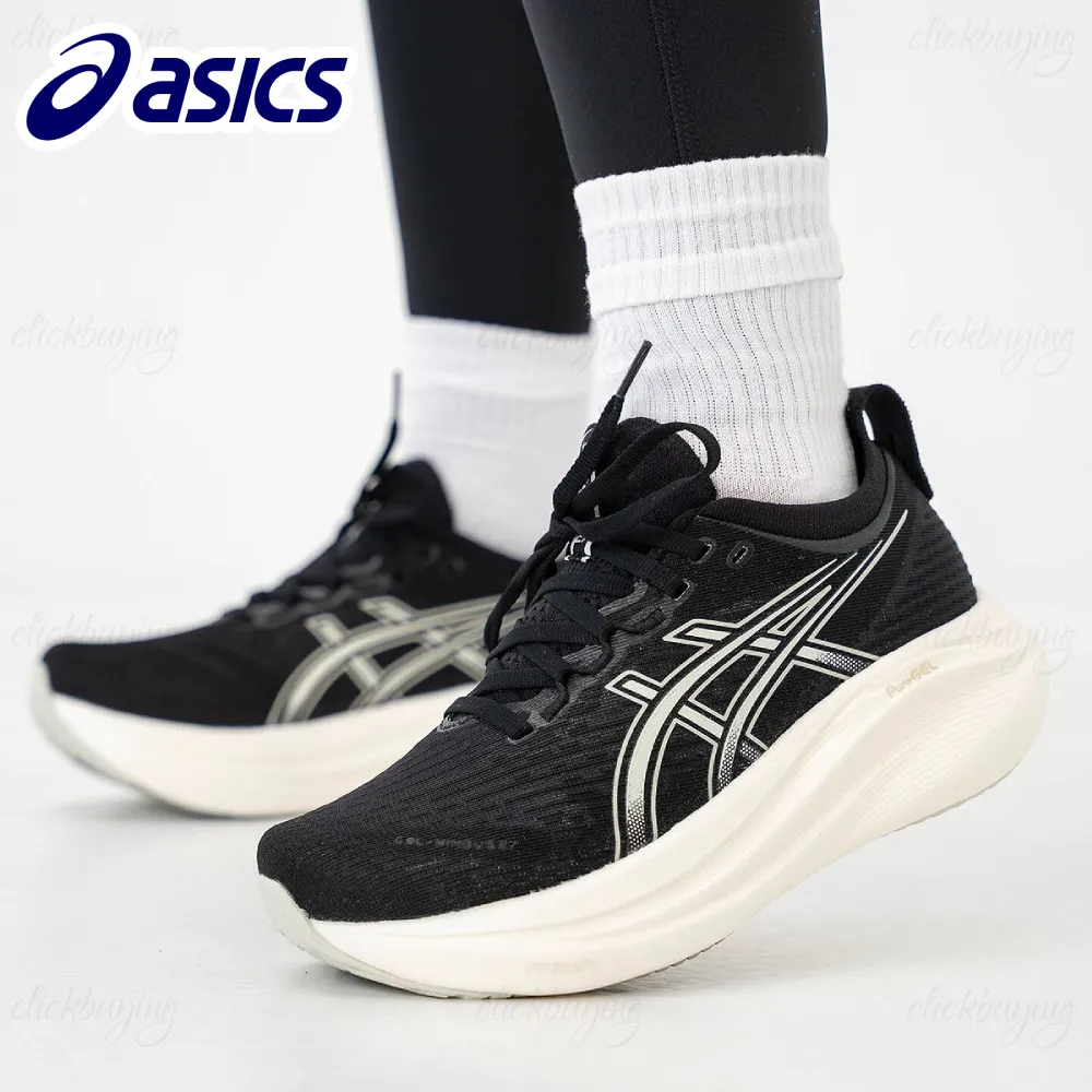 아식스 젤 님버스 27 여성 러닝화 블랙 1012B753-002 | 상품 상세 | 크로켓