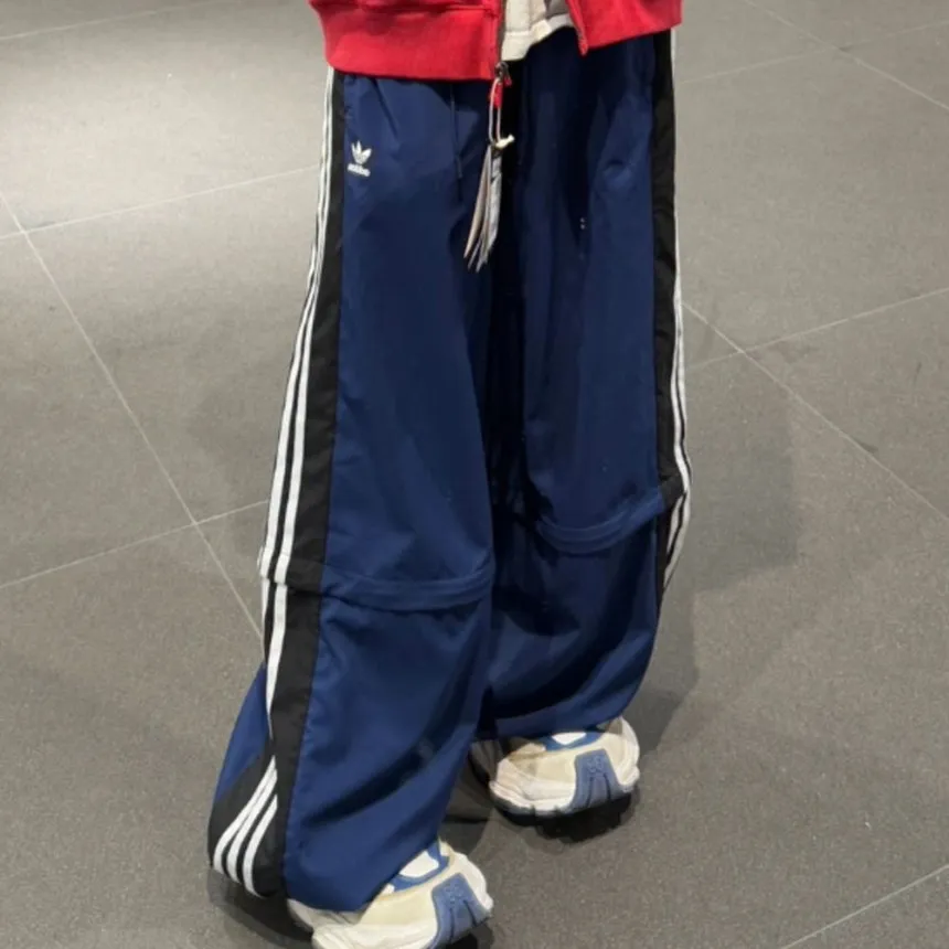 아디다스 라산트 컷라인 와이드 트랙 팬츠 트레이닝 바지 JW9743 | 크로켓