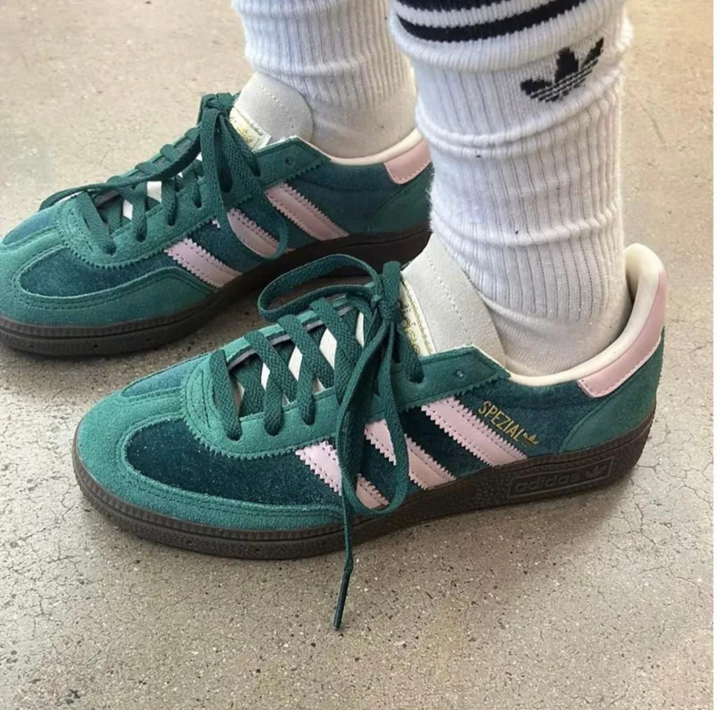 [무료배송/항공배송] Adidas 아디다스 핸드볼 스페셜 운동화 그린핑크 JI2648 | 상품 상세 | 크로켓