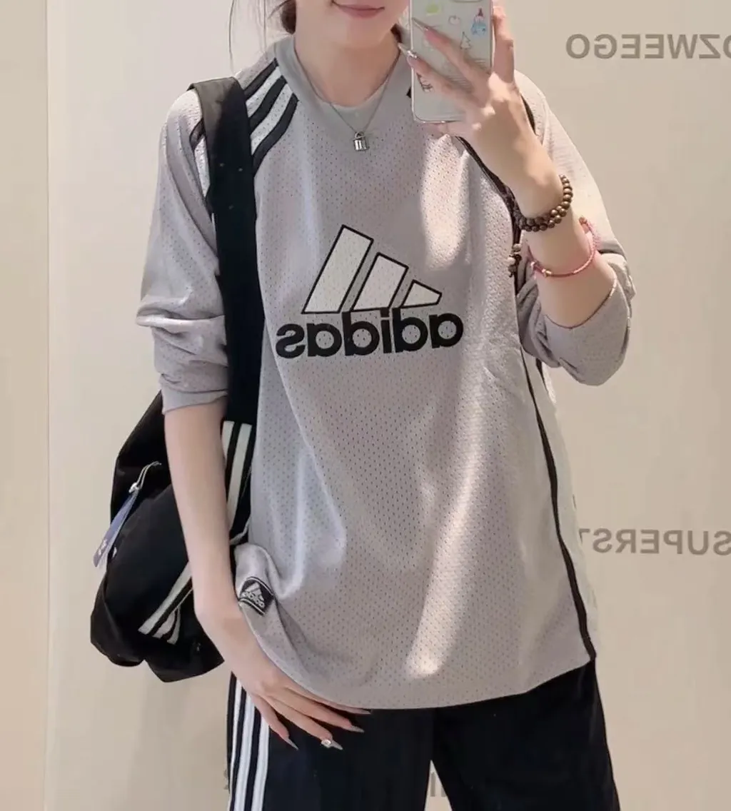 [무료배송] 아디다스 오리지널 트레이닝 웜업 롱 슬리브 탑 긴팔 티셔츠 그레이 JD5375 | 상품 상세 | 크로켓