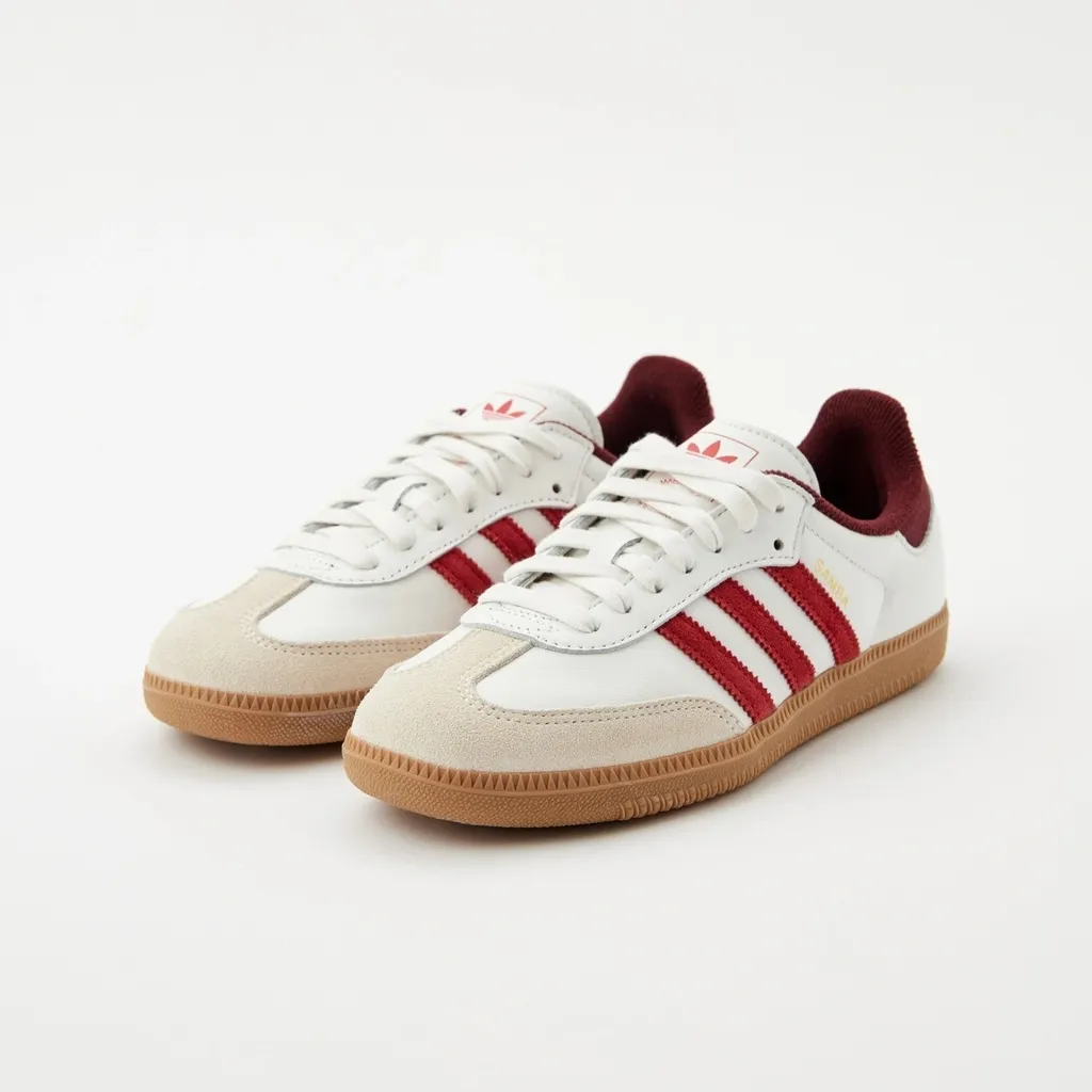 아디다스 삼바 OG 스니커즈 화이트 스칼렛 레드 JI3201 | 상품 상세 | 크로켓