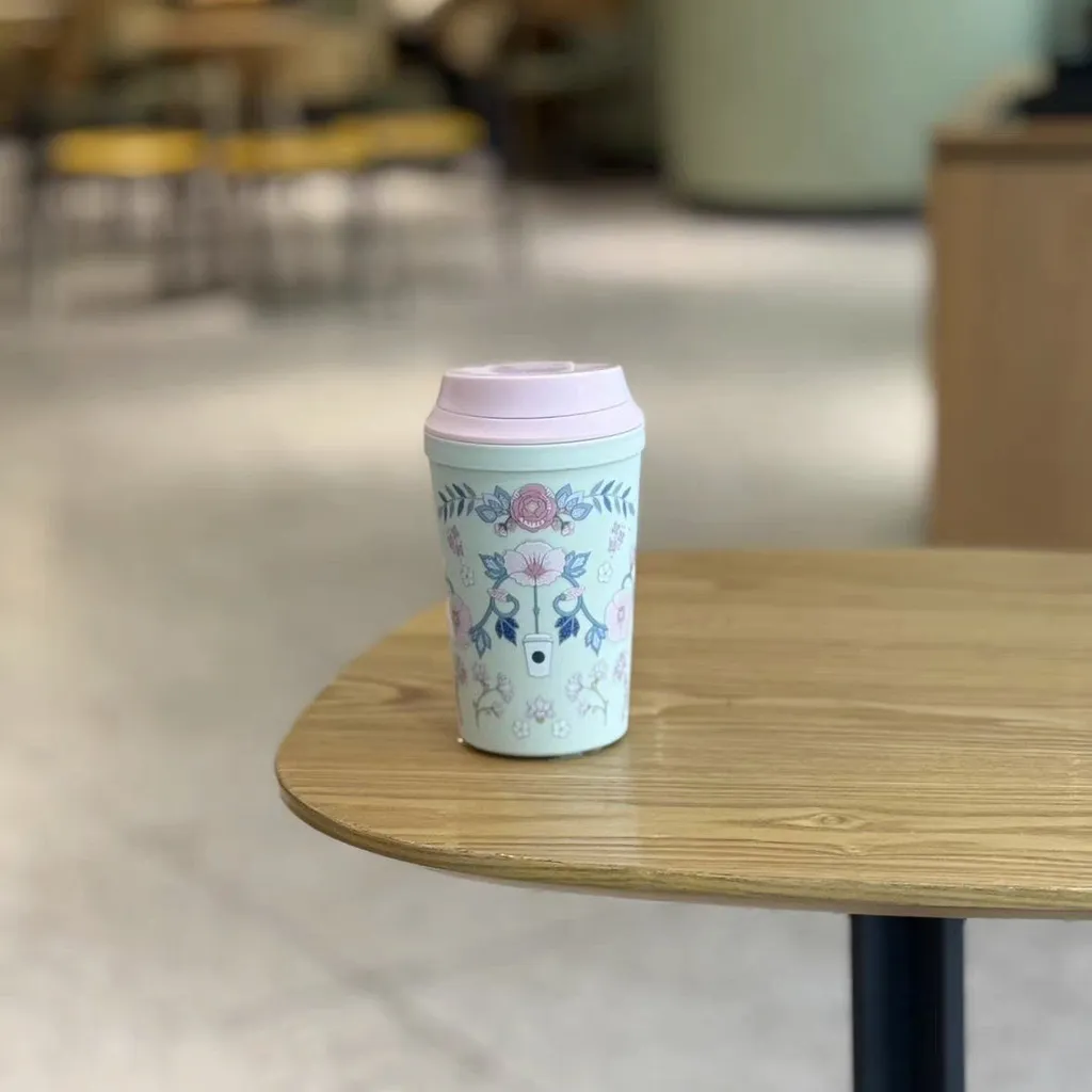 스타벅스 중국 2025 스프링MD 플라워가든 시리즈 더블월 플라스틱 텀블러 320ml | 상품 상세 | 크로켓