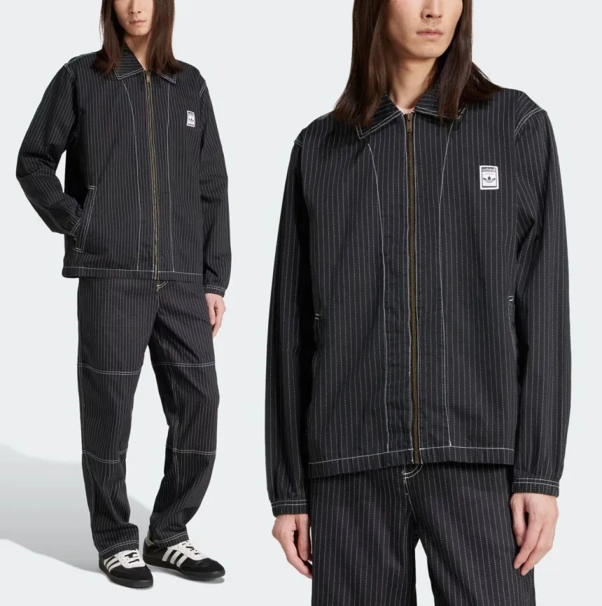 아디다스 워바슈 남성 코치 자켓 블랙 JP4485 | 크로켓